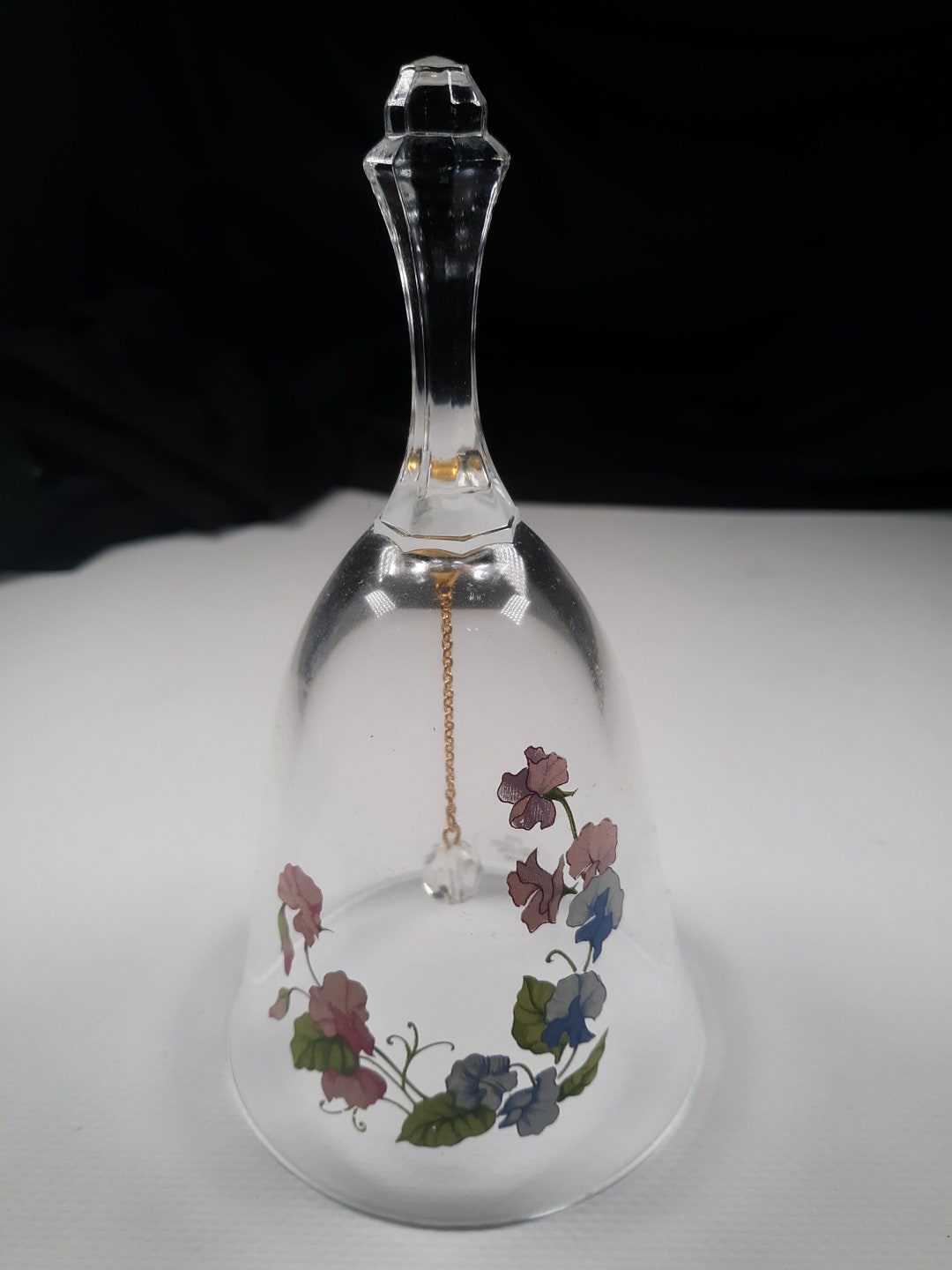 Vintage Avon Crystal Bell, "april", 1980's, 24% Lead Crystal - Etsy