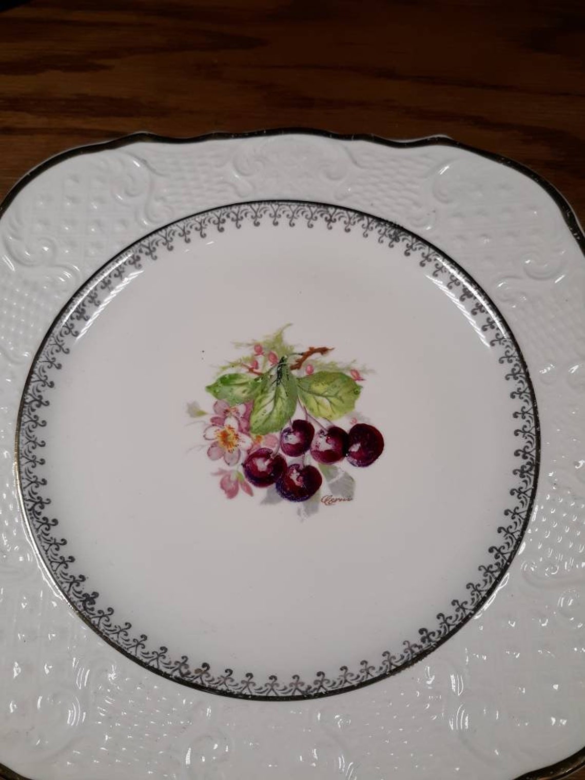 Set of 2 Vintage Washington Colonial Made in USA Square Plates ...
