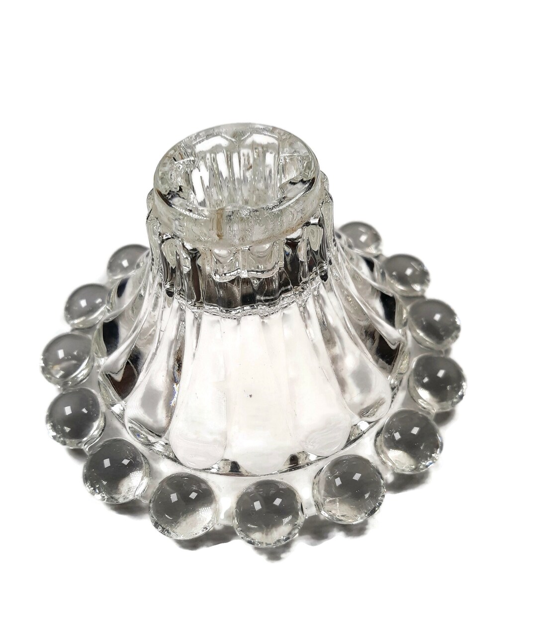 Vintage Anchor Hocking Boopie Glass Candleholder, 1950's - Etsy