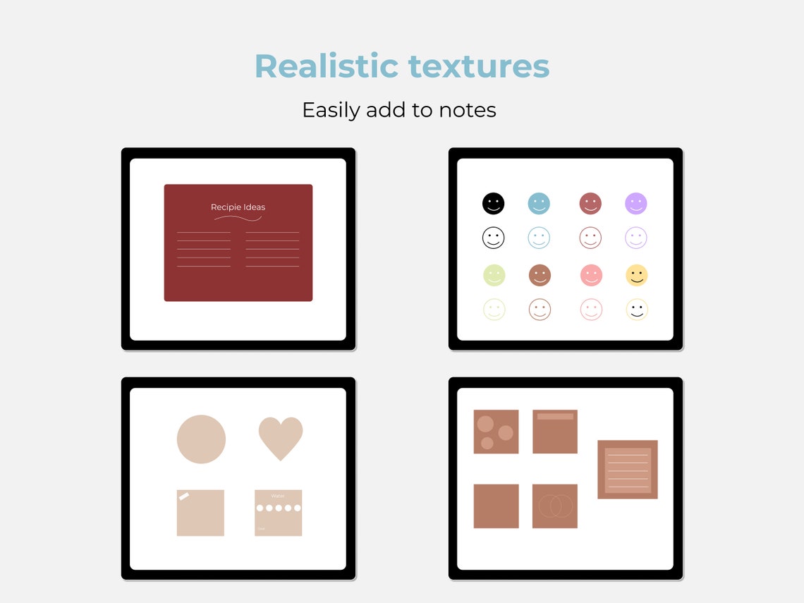 Digital Icons & Sticker Book, PNG Format and Compatible With Goodnotes ...