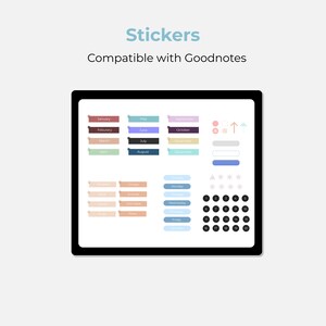 Digital Icons & Sticker Book, PNG Format and Compatible With Goodnotes ...