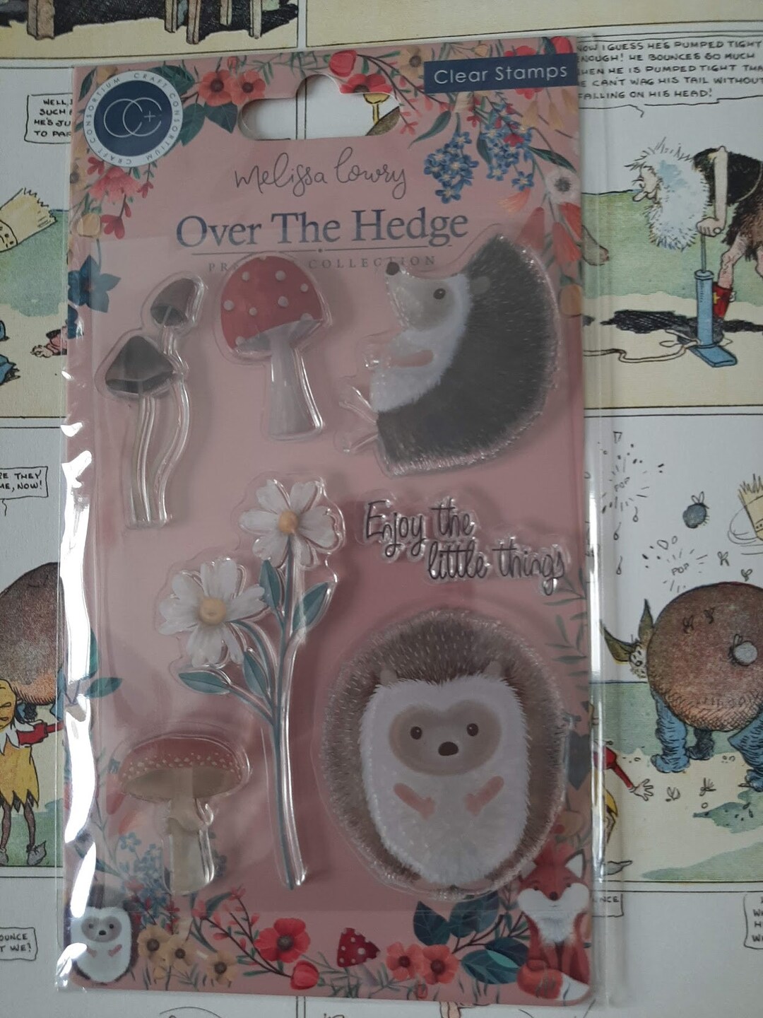 Over the Hedge Hedgehog Clear Stamp Set - Cling Stamps - Etsy