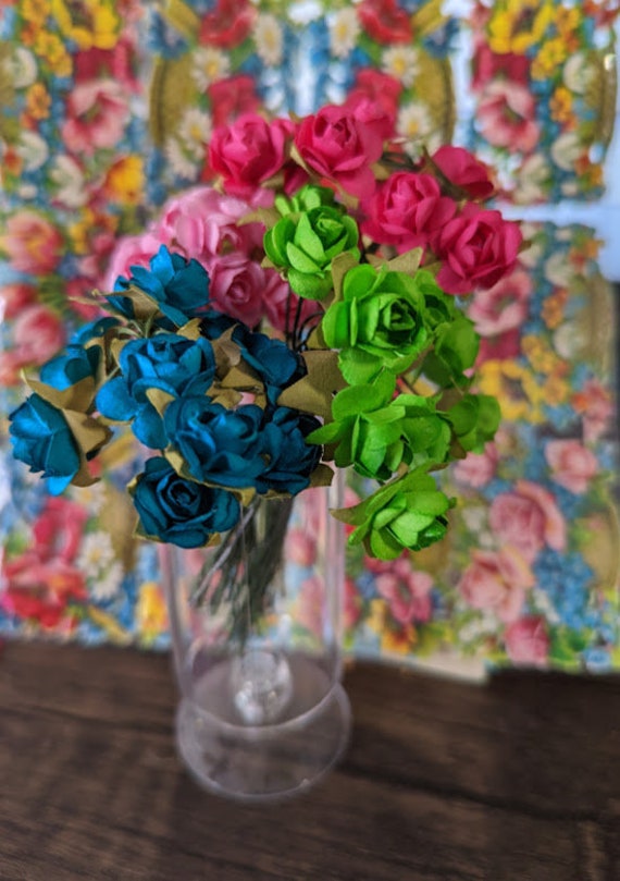 Mulberry Paper Flower Bundles Paper Flowers 1 Bunch - Etsy