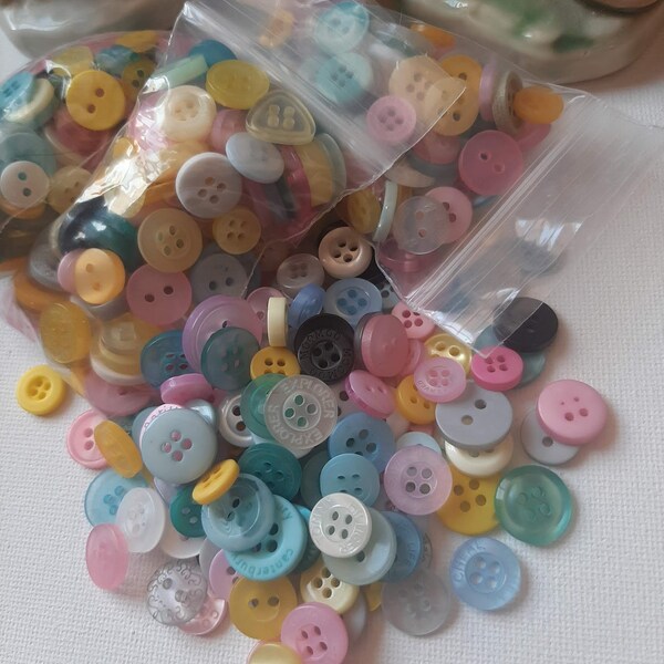 Pastel Buttons - Etsy