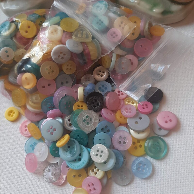 Pastel Buttons - Etsy