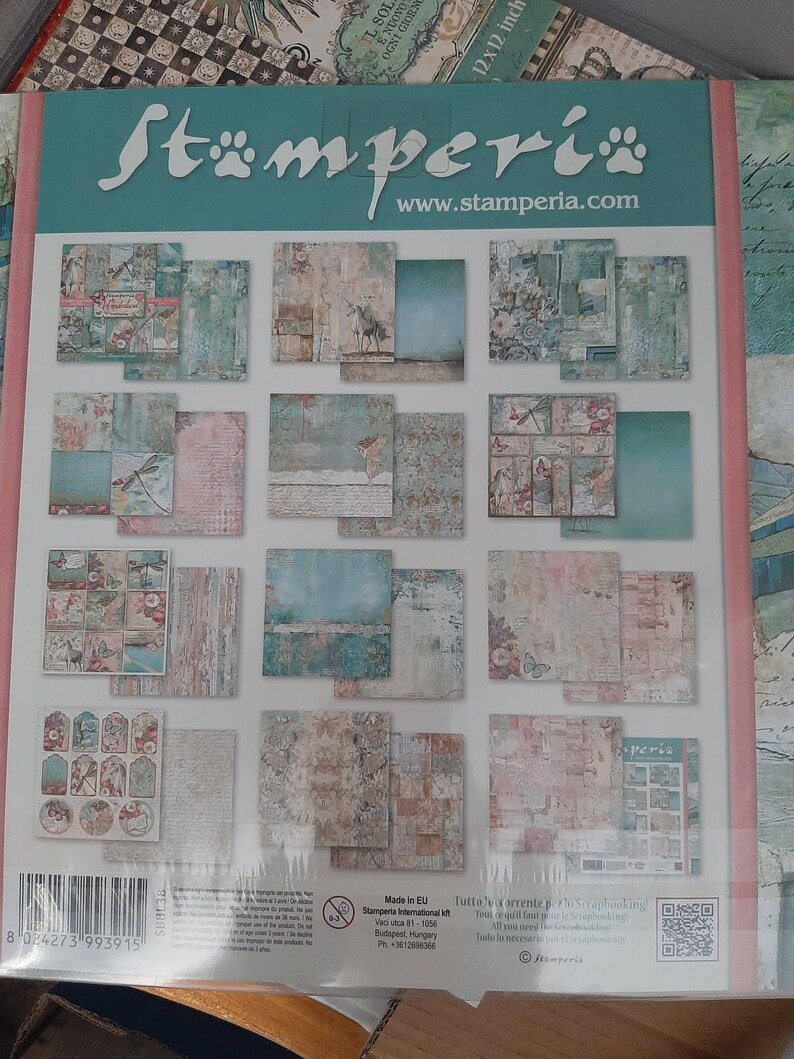 Stamperia Wonderland Scrapbook Paper Pad – 12x12 Acid-free Pages - Etsy