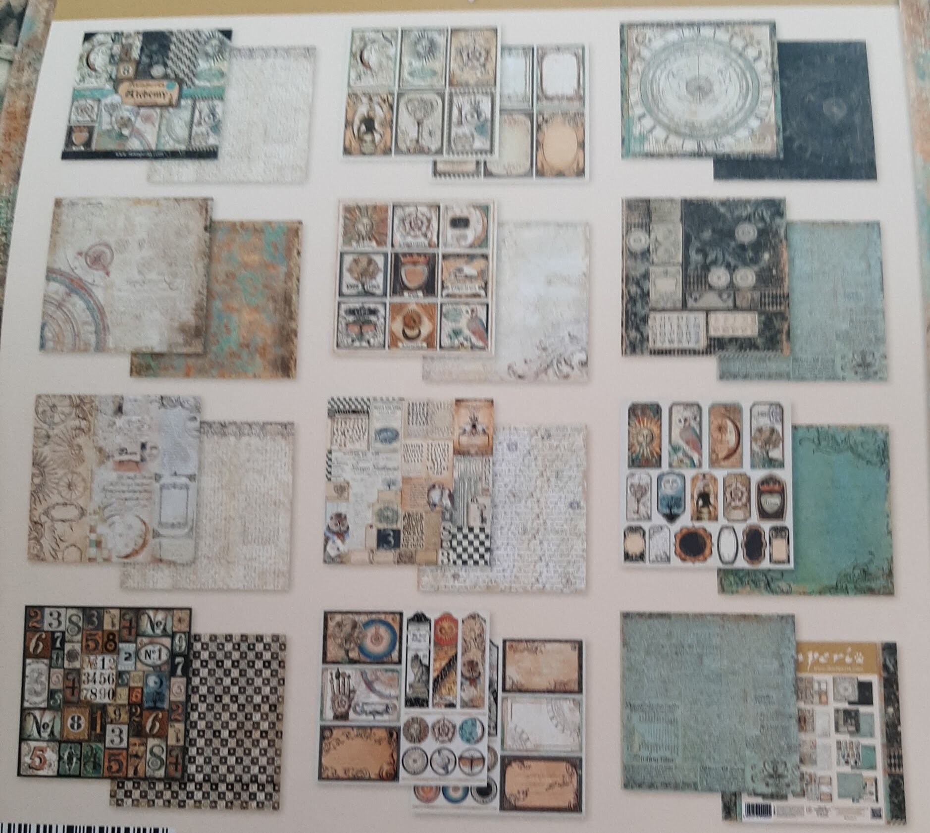 Stamperia Alchemy Scrapbook Paper - Scrapbook 12 X 12 Pad - Etsy