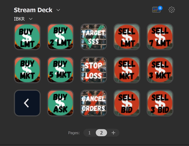Trading Stream Deck Icons, Stock Option Hot Keys, Urban City Vibe ...