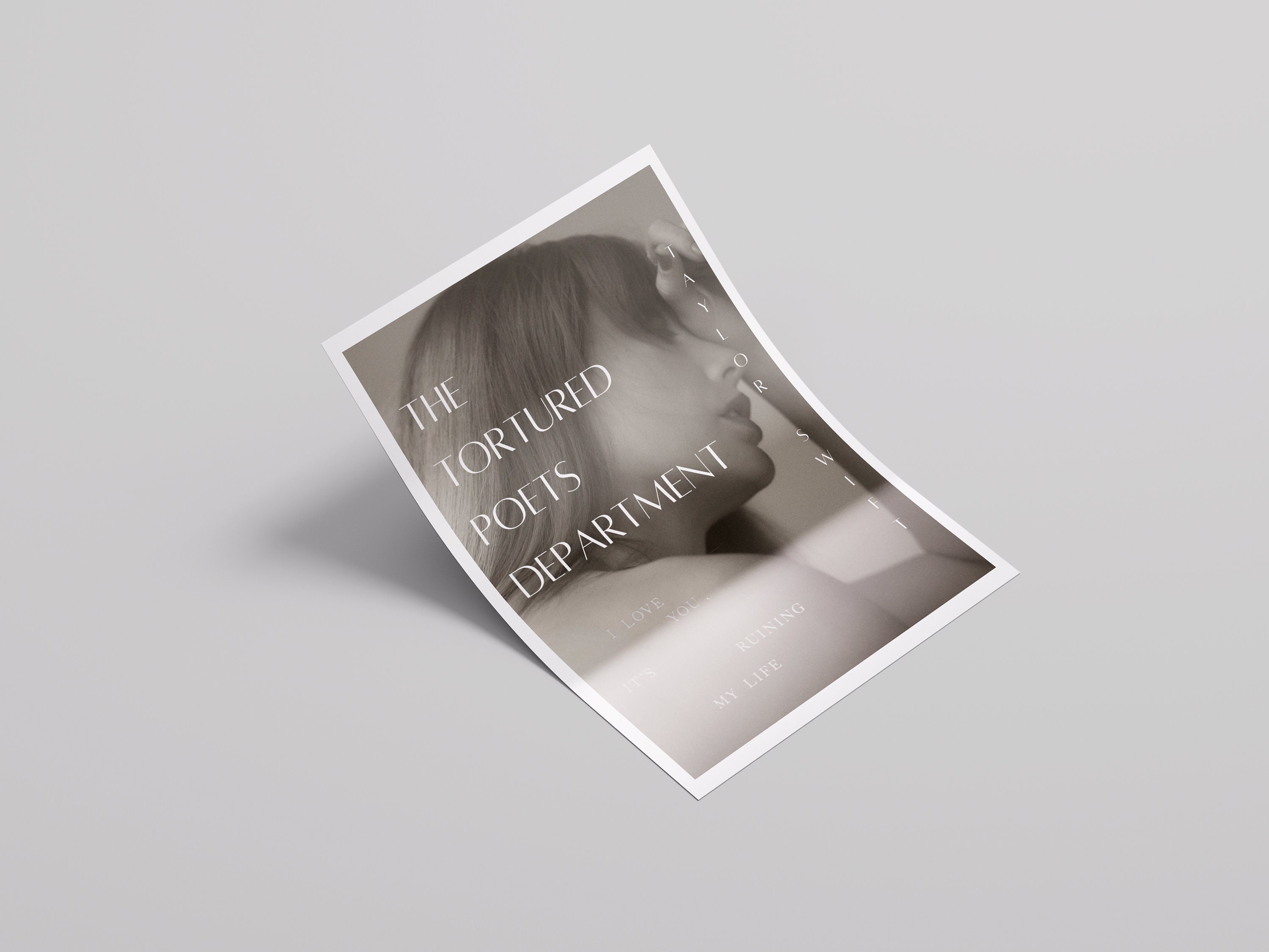 The Tortured Poets Department / TTPD Poster sold by Leading Knight ...