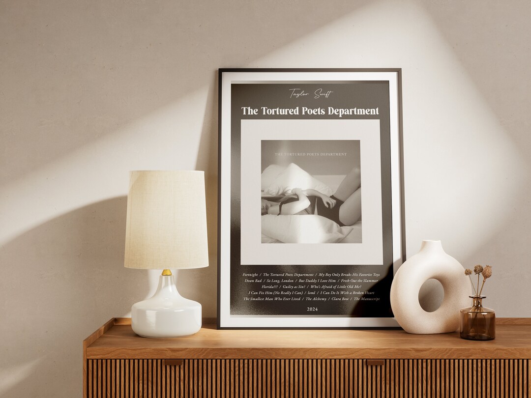 Taylor Swift New Album Poster With Tracklist / the Tortured Poets ...