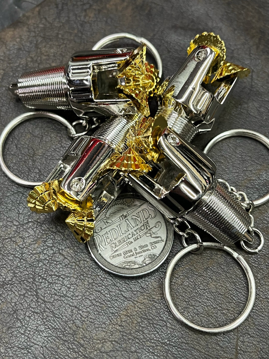 BLANK Tri-cone Keychain, No Engraving, Oilfield, Drill Rig, Oil and Gas ...