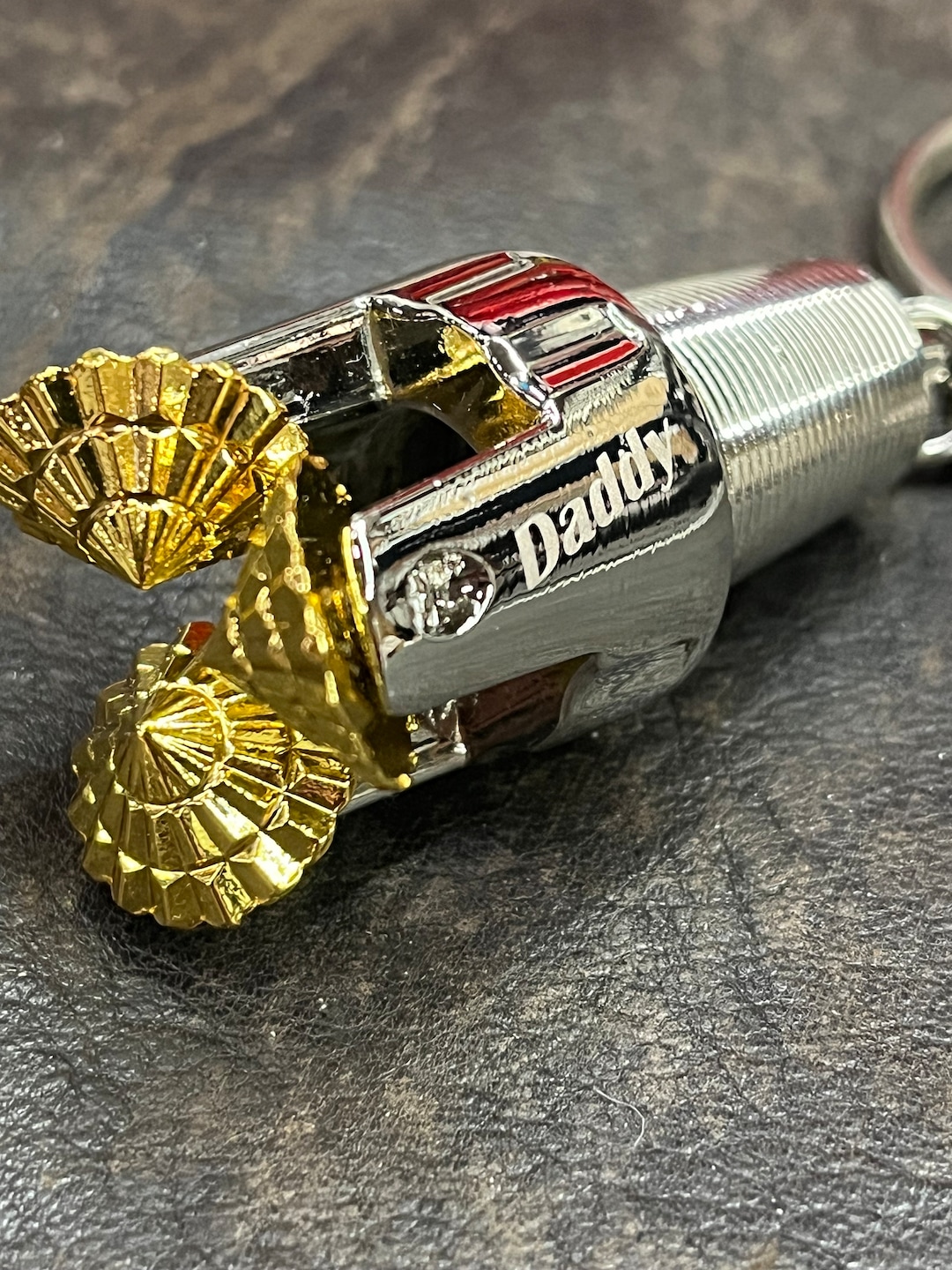 Engraved Tri-cone Keychain - Etsy