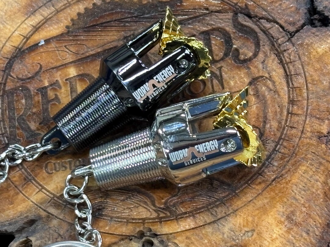 SMALL Tri-cone Engraved Keychain- 2 Color Options! - Etsy