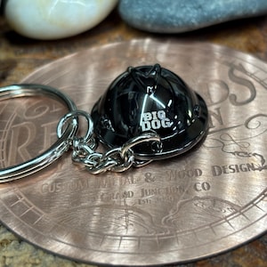 Engraved Hard Hat Keychain 4 Color Options, Oilfield, Construction ...