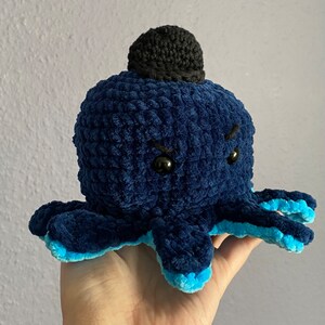 Reversible Octopus Mood Stuffed Toy Plushie Crochet Pattern - Etsy