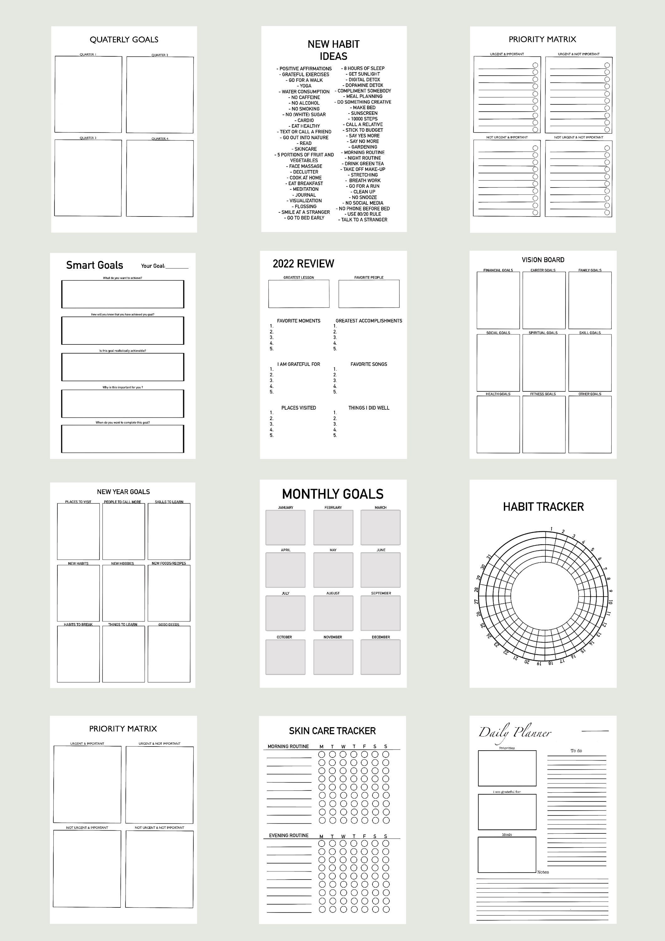 New Year Planner - Etsy