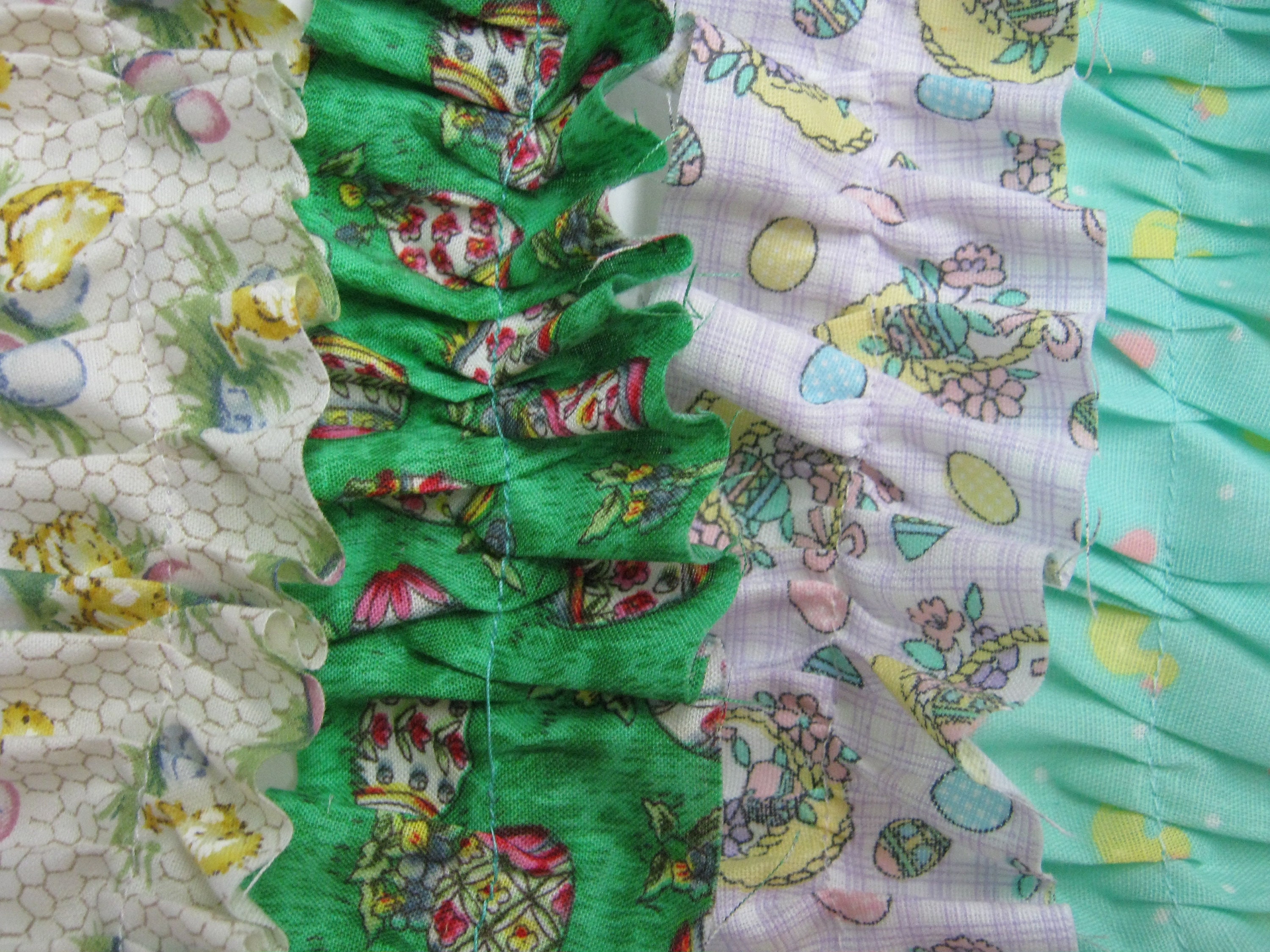 Easter Fabric Ruffles vintage or Vintage Style for Journals, Junk ...