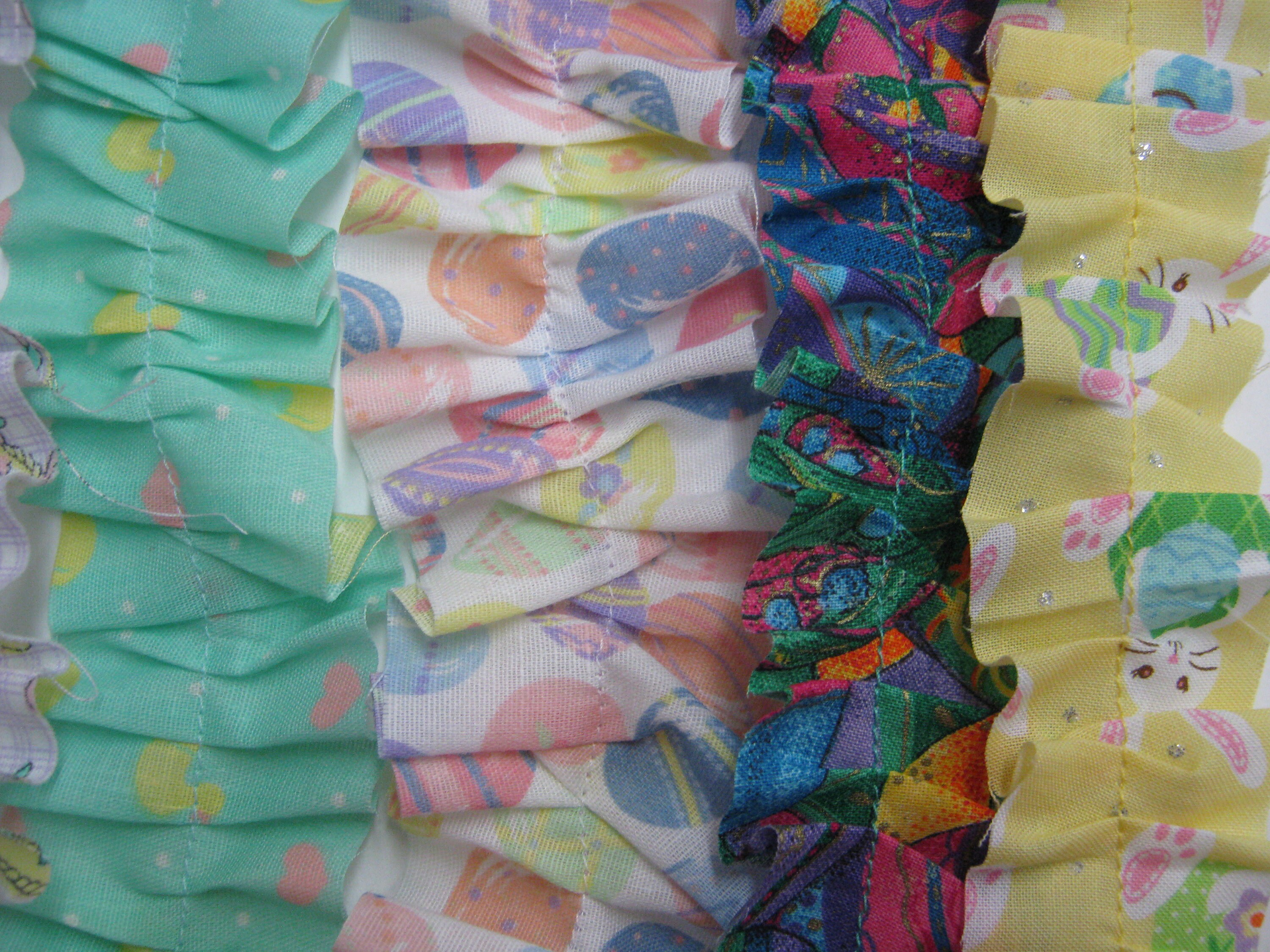 Easter Fabric Ruffles vintage or Vintage Style for Journals, Junk ...