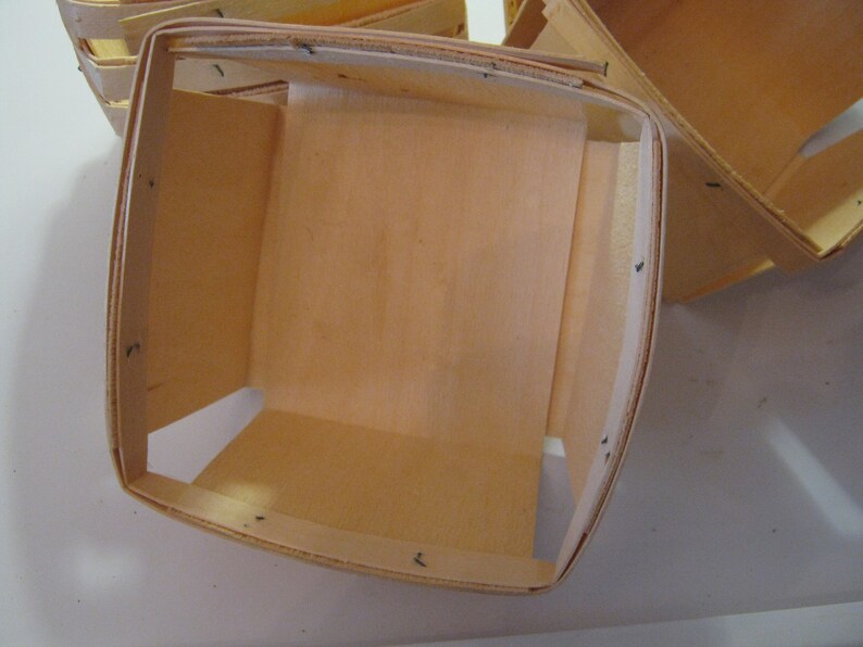 Quart Wood Berry Baskets, Favor Baskets, Wedding, Gift Baskets, Great ...