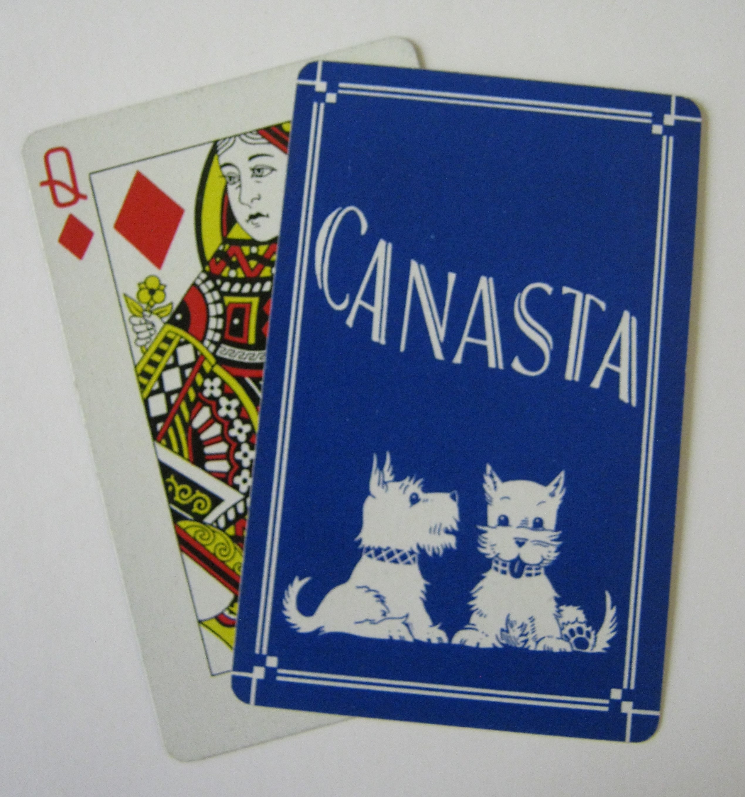 6 Vintage Playing Cards - Junk Journal Supply - Vintage Paper - Canasta ...