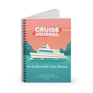 Personalized Cruise Notebook, Cruise Journal, Personal Journal, Cruise ...