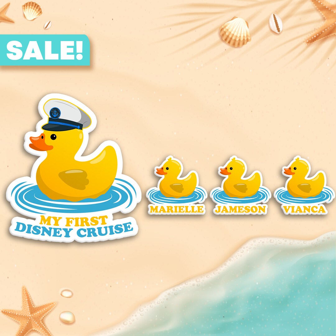 Personalized Cruise Ducks Door Magnet Set, Cruise Door Decorations ...