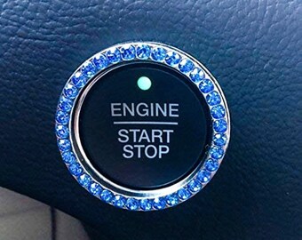 Rhinestone Car Ring - Etsy