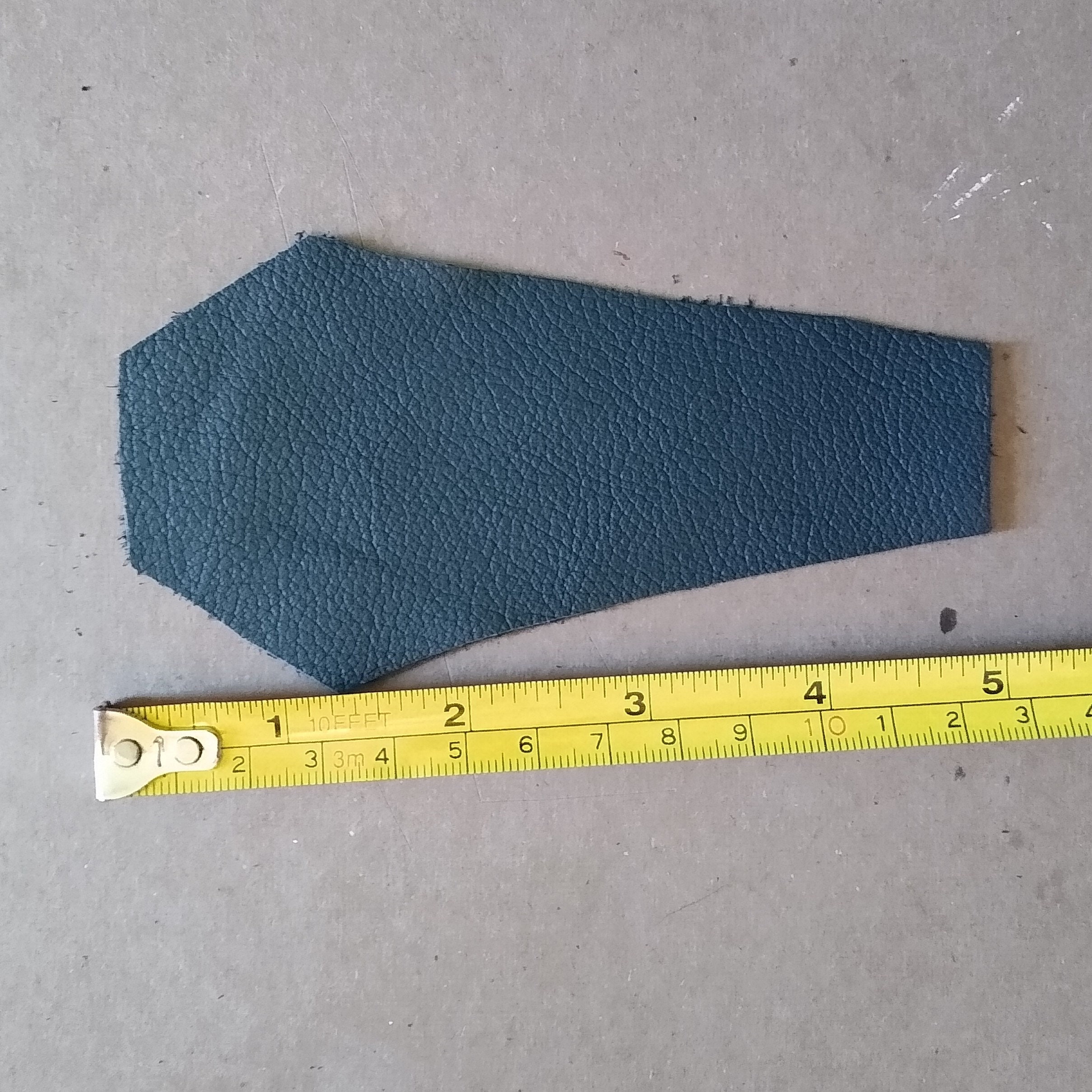 Leather Coffin Shaped Patch Handmade Horror Sew on Patches Black ...