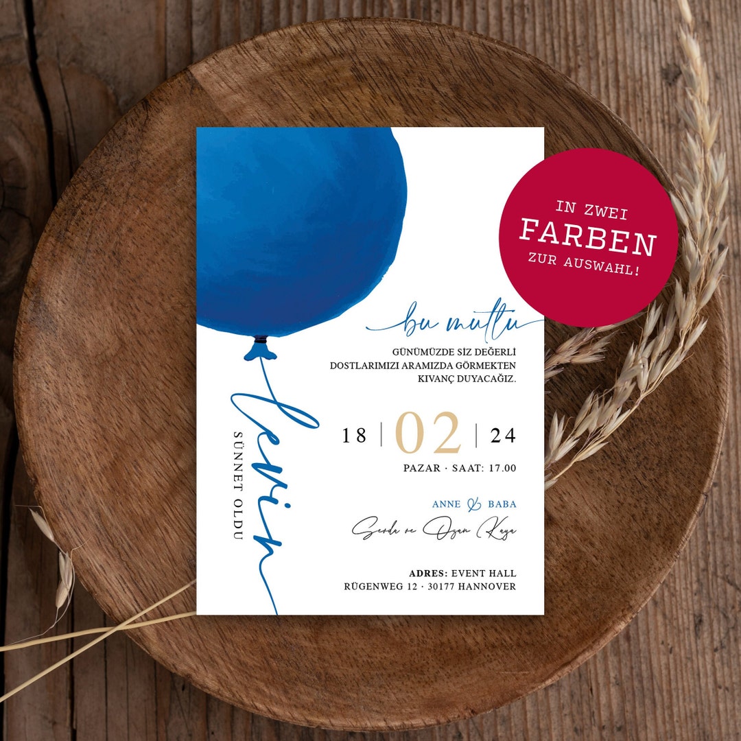 Sünnet Karti Isme özel Sünnet Karti Invitation Sunnet Digital Sünnet Dügün Davetiyesi ...