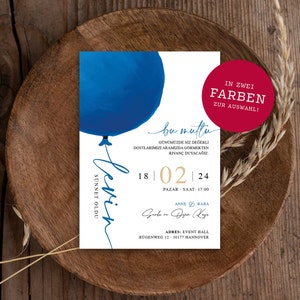 Sünnet Karti Isme özel Sünnet Karti Invitation Sunnet Digital Sünnet ...