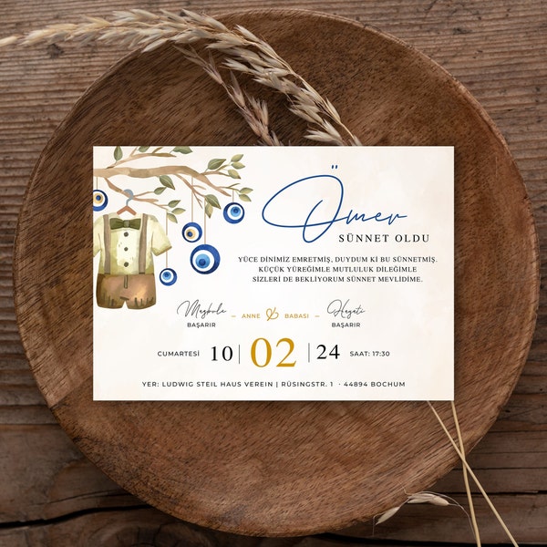 Circumcision Invitation - Etsy