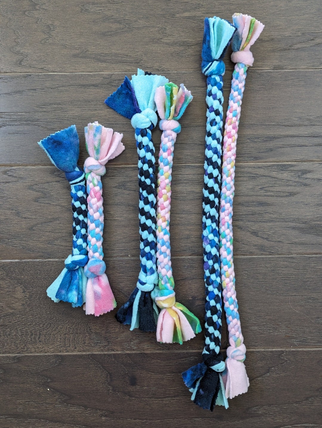 Fleece Dog Tug Toy, Braided Dog Tug Toy, Washable Dog Toy, Custom Dog ...