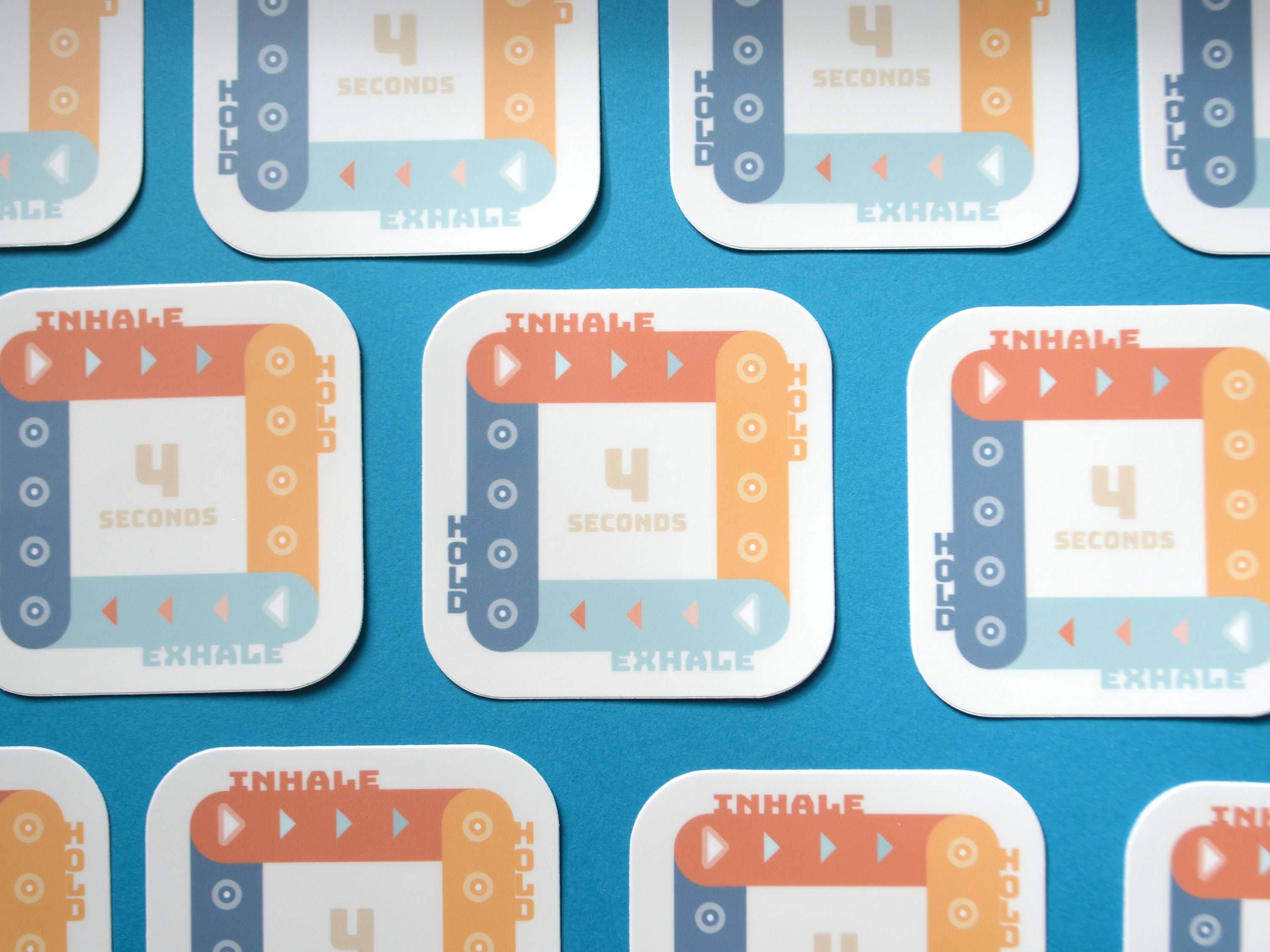 Box Breathing Sticker Square Breathing Exercise Finger - Etsy Canada