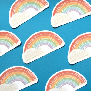 Rainbow Breathing Sticker | Finger Tracing Calming Technique | Kids ...