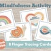 Finger Tracing Calming Cards, Printable Breathing Exercises ...