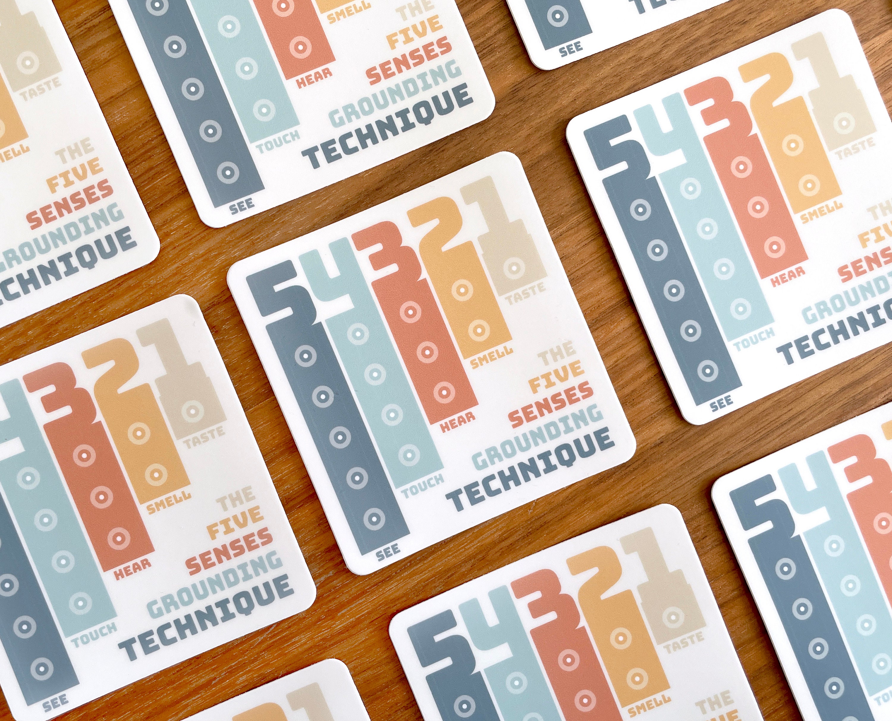 Five Senses Grounding Technique | 54321 Calming Exercise | Present ...