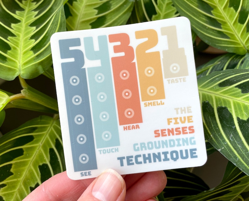 Five Senses Grounding Technique | 54321 Calming Exercise | Present ...