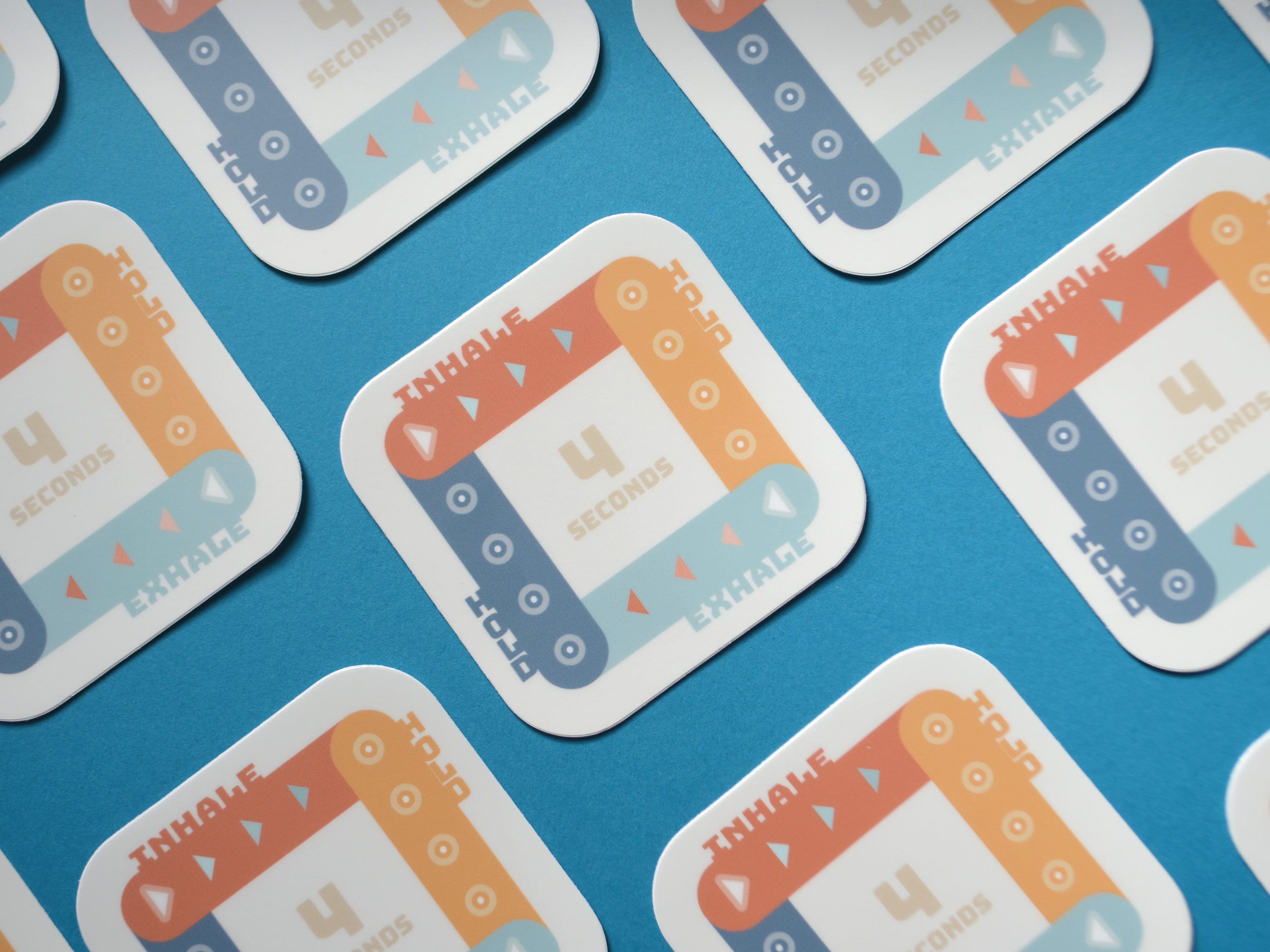 Box Breathing Sticker Square Breathing Exercise Finger - Etsy Canada