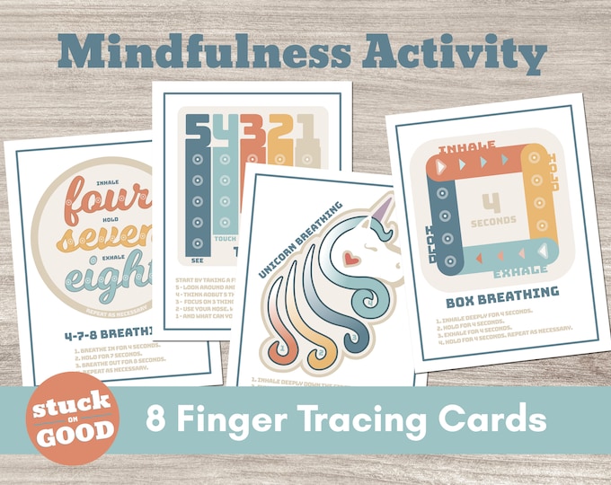 Positive Affirmations Kids Mindfulness Breathing Exercises Activity ...