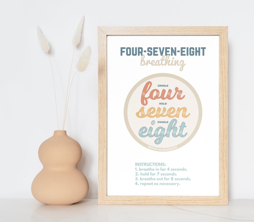 478 Relaxation Technique, Four Seven Eight Breathing, Counseling Office ...