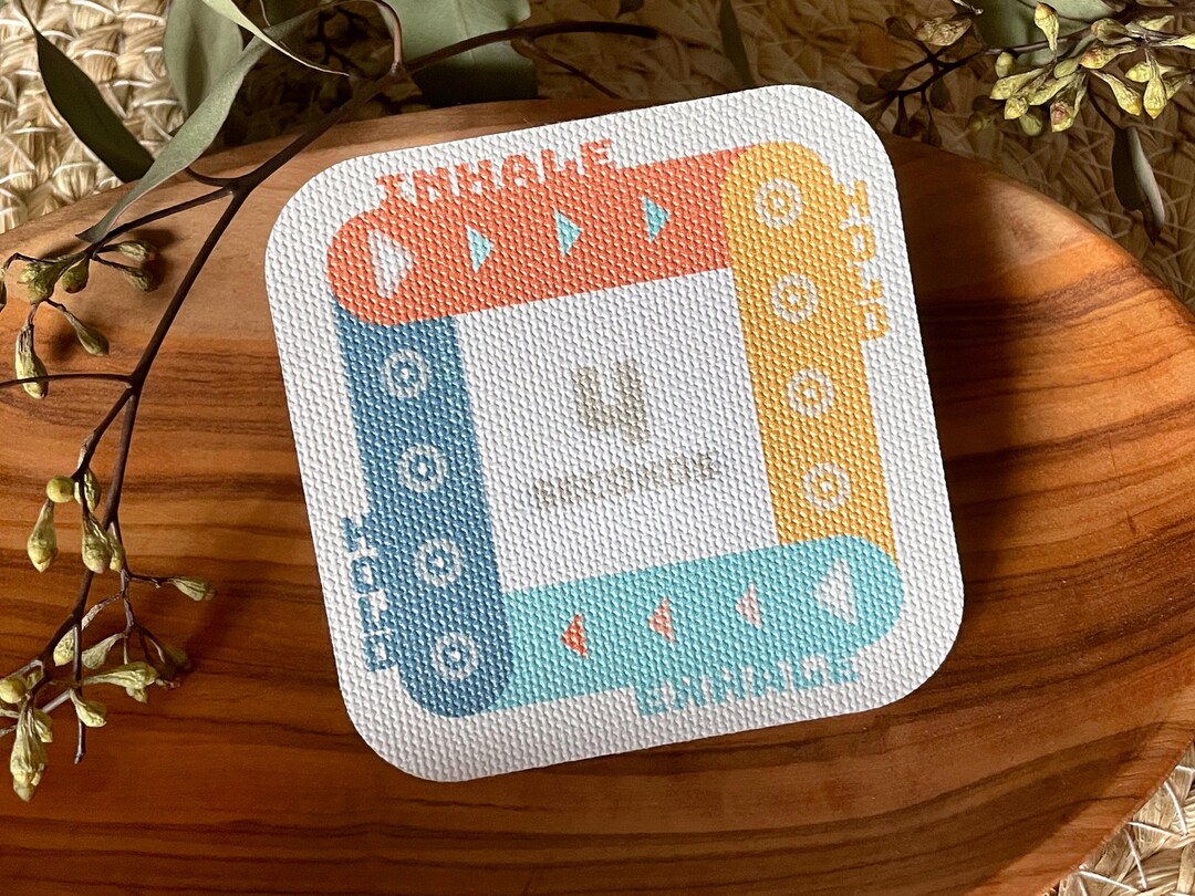 TEXTURED Box Breathing Sticker | Square Breathing Sensory Activity ...