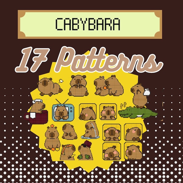 Capybara Bead Pattern - Etsy
