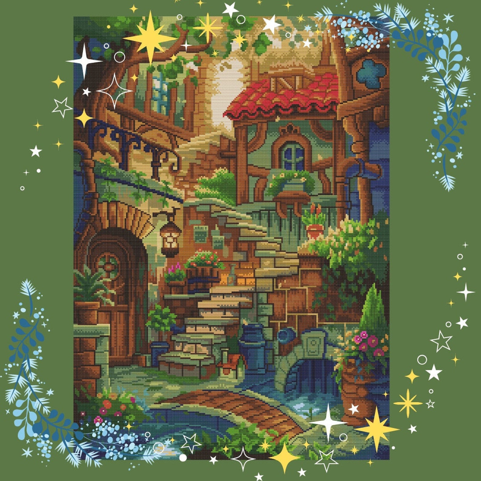 Wonderland - Counted Cross Stitch PDF | Intermediate | DMC - Etsy