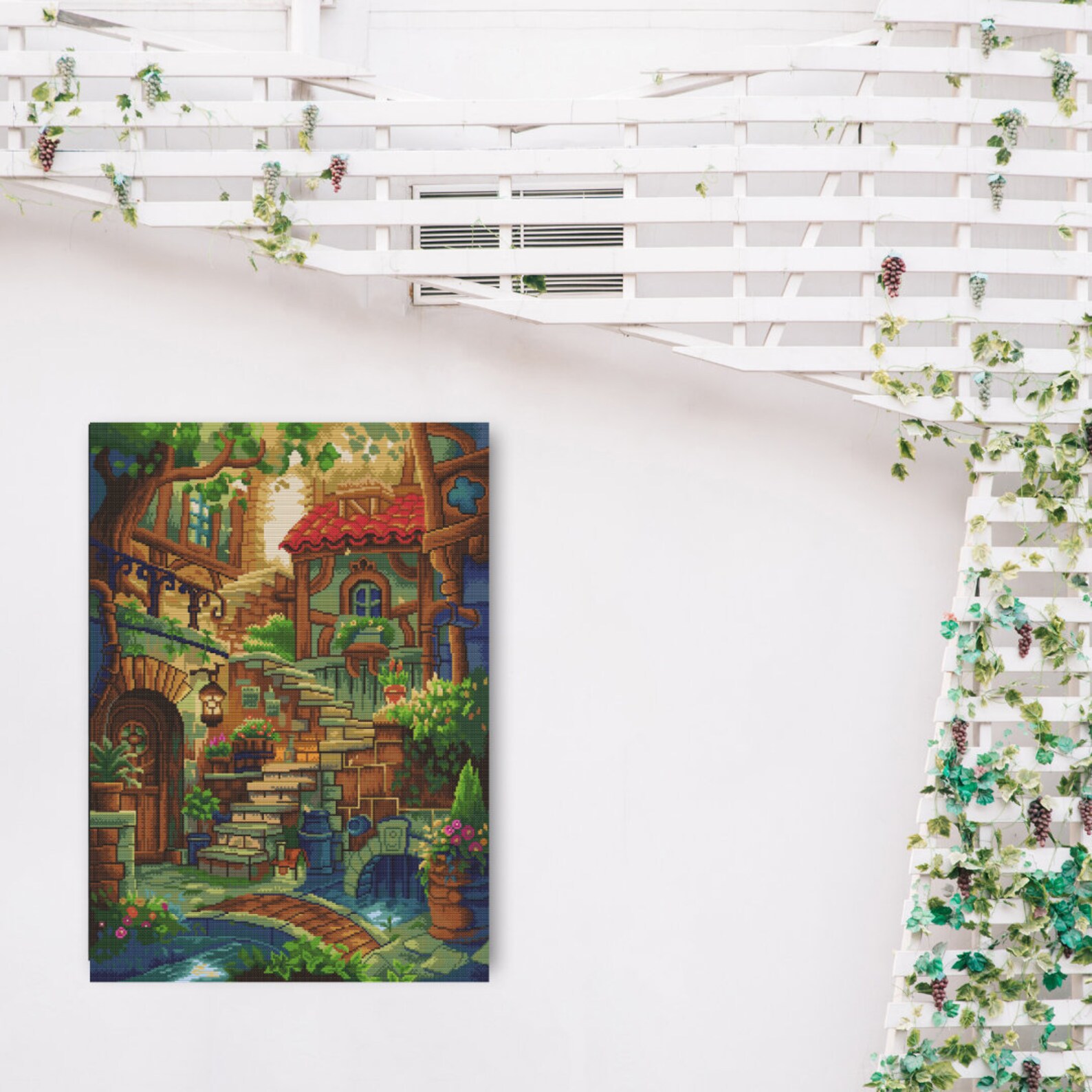 Wonderland - Counted Cross Stitch PDF | Intermediate | DMC - Etsy