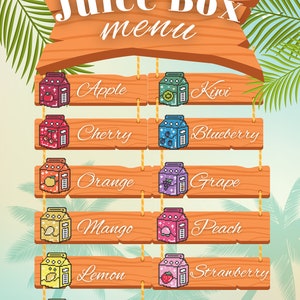 Juice Box Cross Stitch Perler Bead Patterns | Kawaii | DMC - Etsy