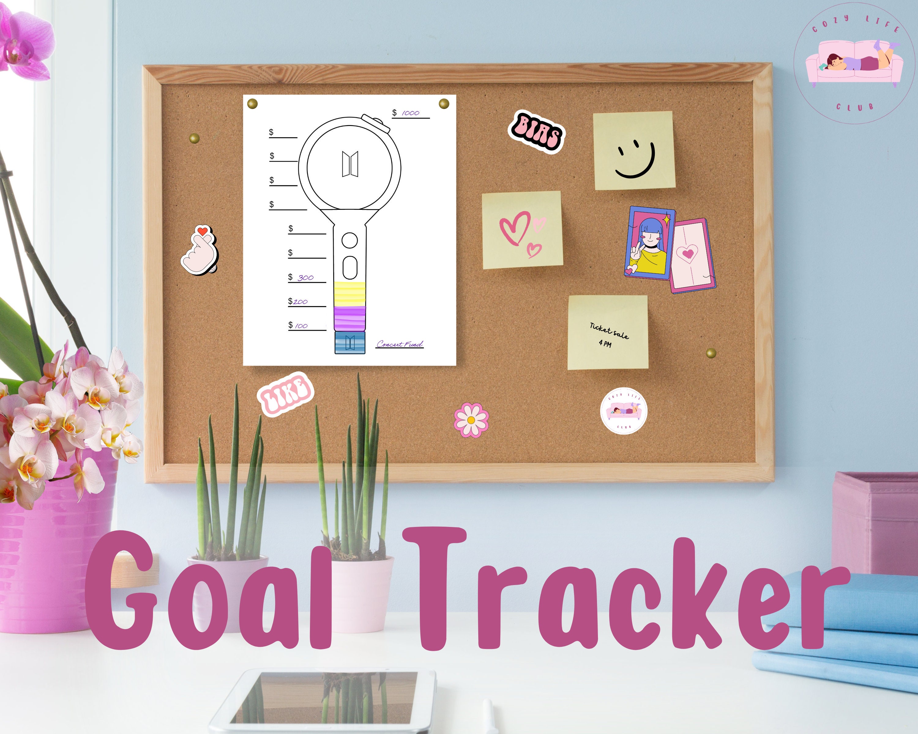 BTS Army Bomb Savings Tracker Sheet | Instant Download | Printable ...