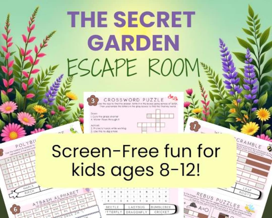 Escape Room for Kids | the Secret Garden | Homeschool Co-op Activity ...