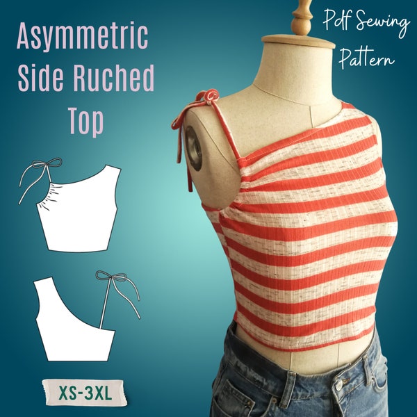 Ruched Top Sewing Pattern - Etsy