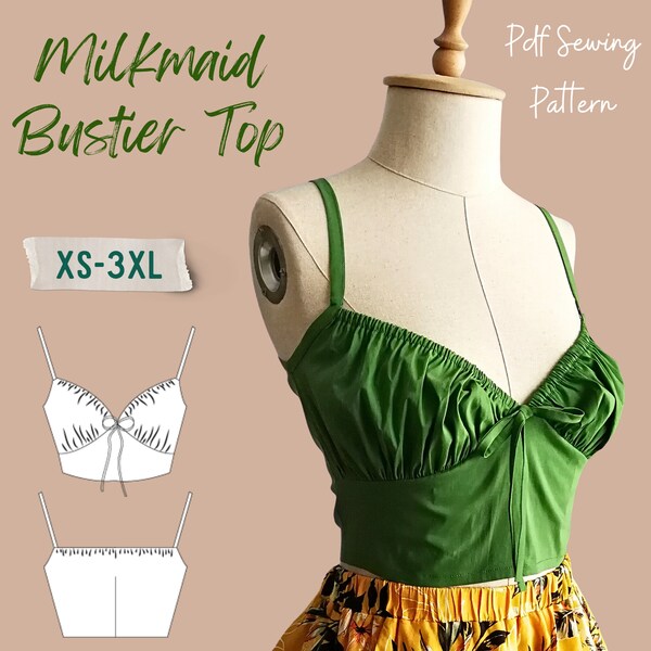 Sewing Pattern for Tie-front Halter Peplum Top - Etsy Canada