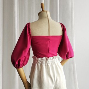 Twist Front Crop Top PDF Sewing Pattern Printable Sewing - Etsy